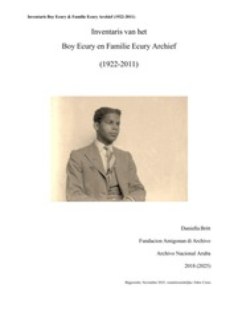 ECURY-000: Inventaris van het Boy Ecury en Familie Ecury Archief (1922 ...
