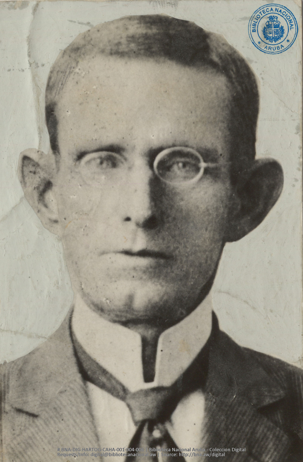 Jan Frederik (Frits) Quast, Gezaghebber 1920-1928 (Dr. Johan Hartog ...